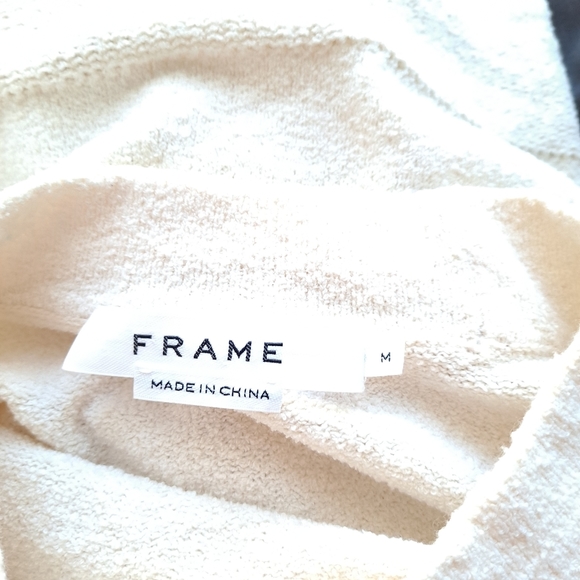Frame Denim | Dresses | Frame Bell Sleeve Off White Sweater Dress ...